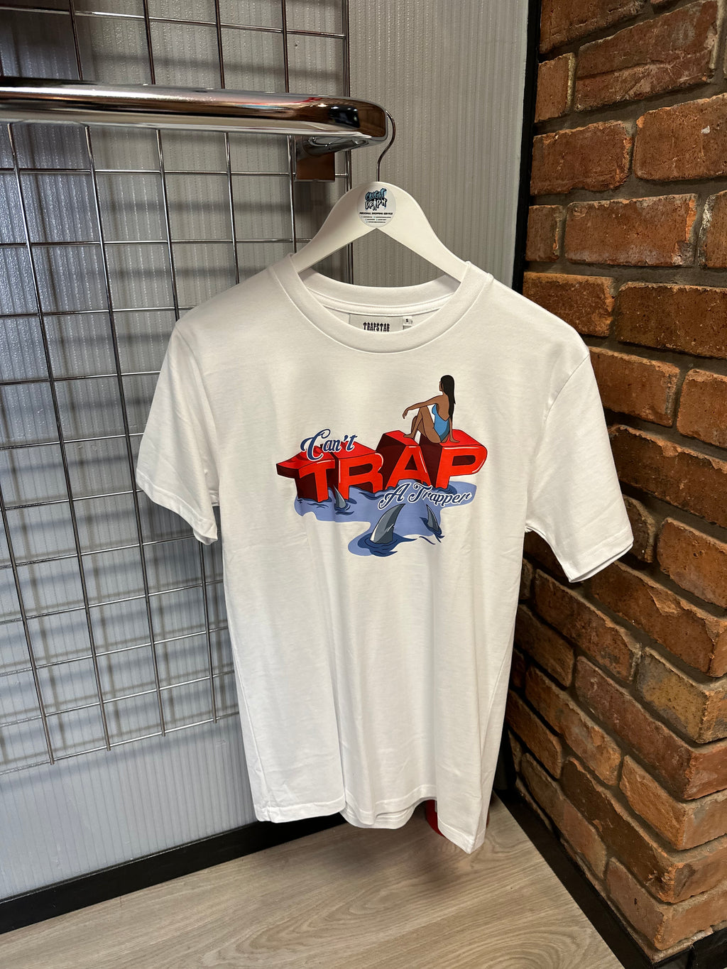 Trapstar “Cant Trap A Trapper” Tee White – Caught Drip'N'