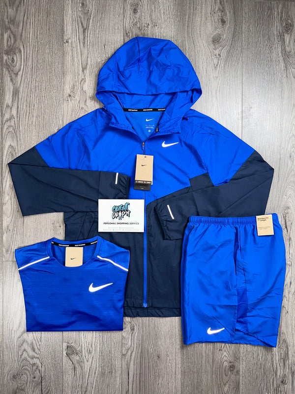 Nike 3 Piece Royal Blue Windrunner Set – Caught Drip'N'