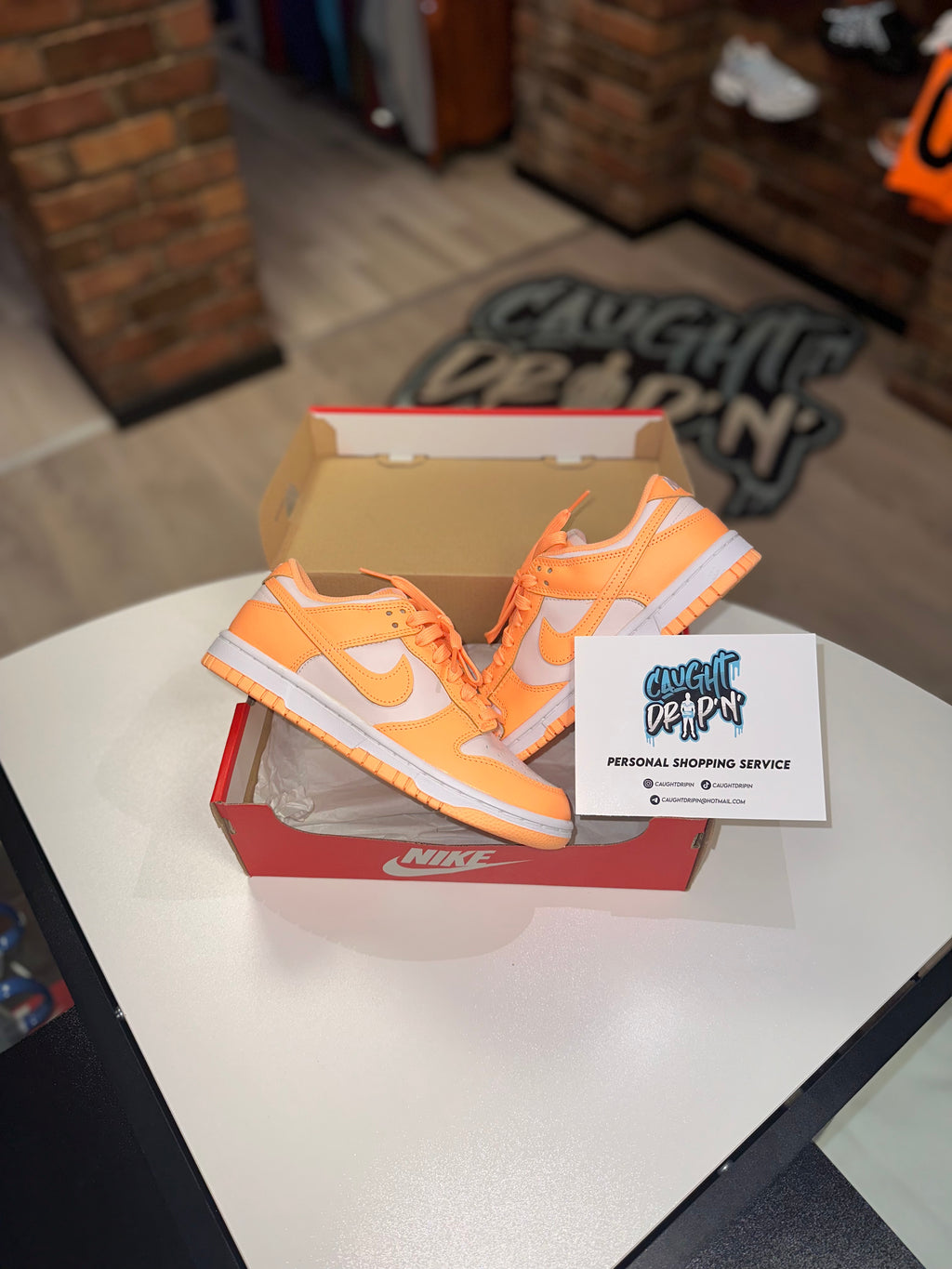 Nike Dunk Low Peach Cream – Caught Drip'N'