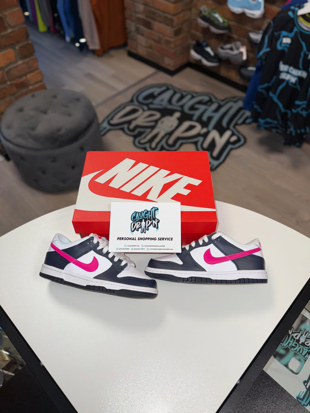 Nike Dunk Low Dark Obsidian | Pink GS – Caught Drip'N'
