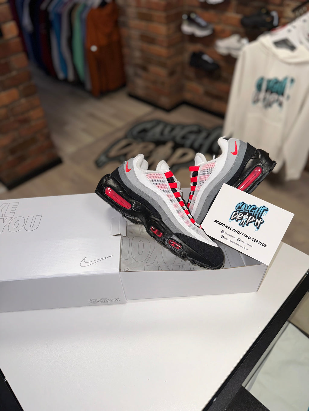 Nike Air Max 95’s “By You” Siren Red – Caught Drip'N'