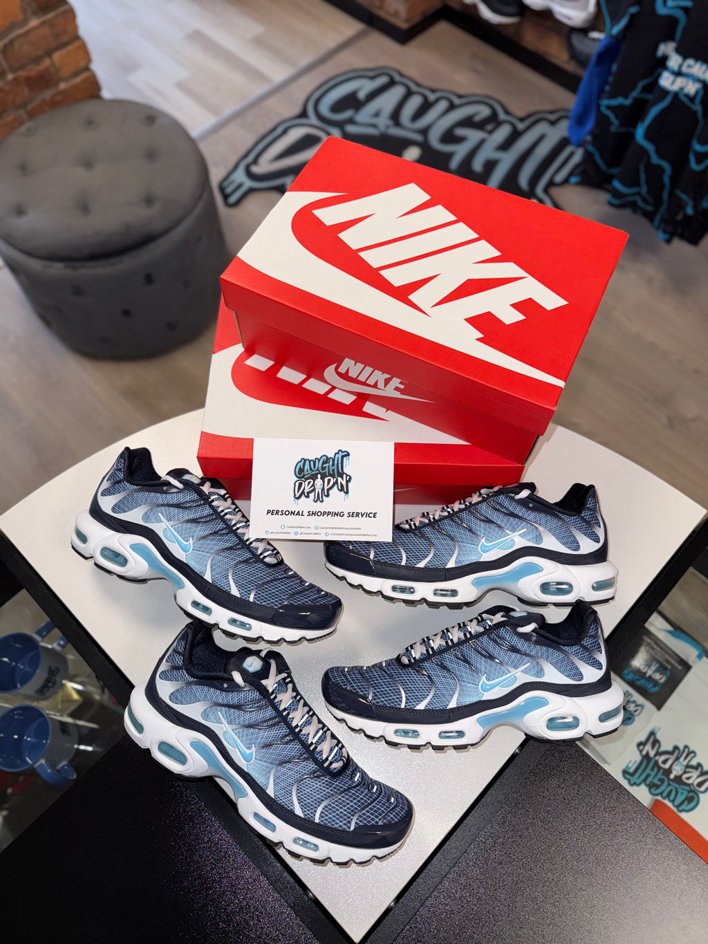 Nike Air Max Plus TN Obsidian | Blue Chill Spirograph – Caught Drip'N'