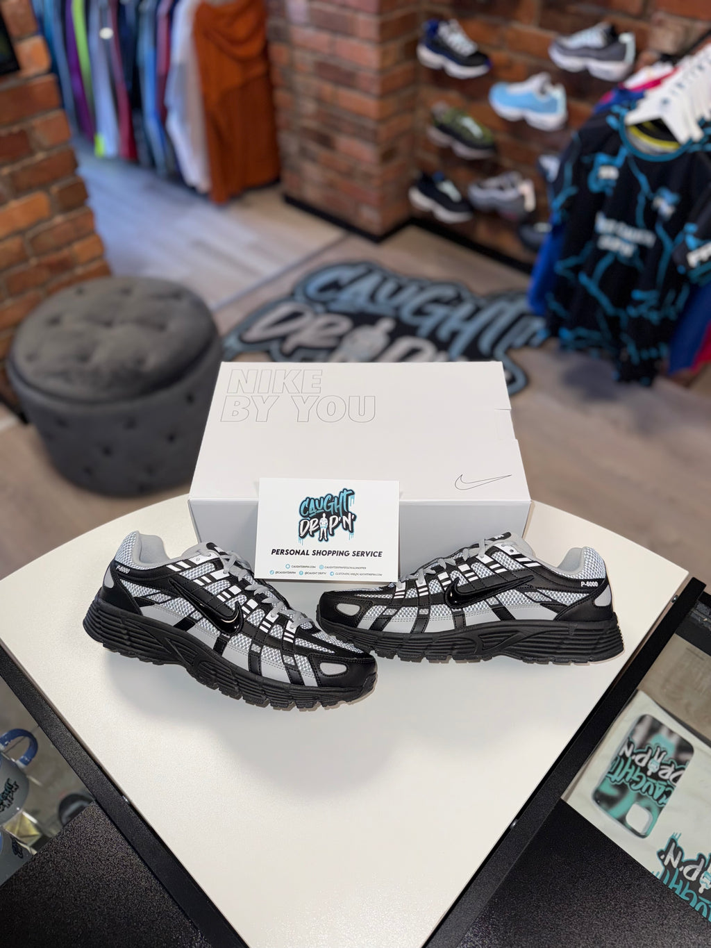 Nike P-6000 Black, Shadow Grey (Please Note. Custom Made. 4 Week Wait ...