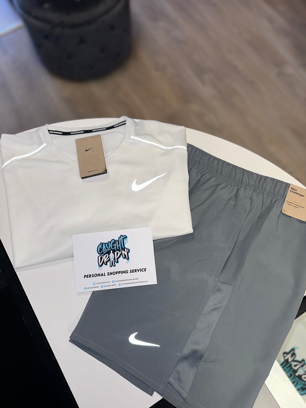 Nike OG White Miler | Grey Set – Caught Drip'N'
