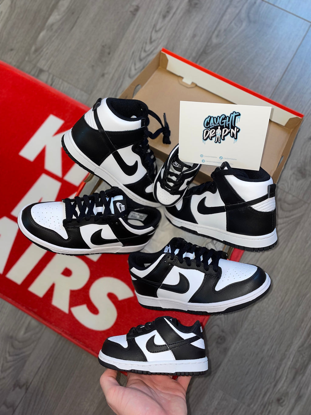 Nike Dunk Low Panda Toddler – Caught Drip'N'