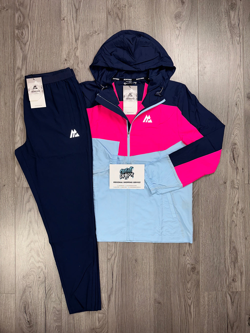 Montirex Breeze Hot Pink, Baby Blue, Midnight Navy Tracksuit – Caught ...