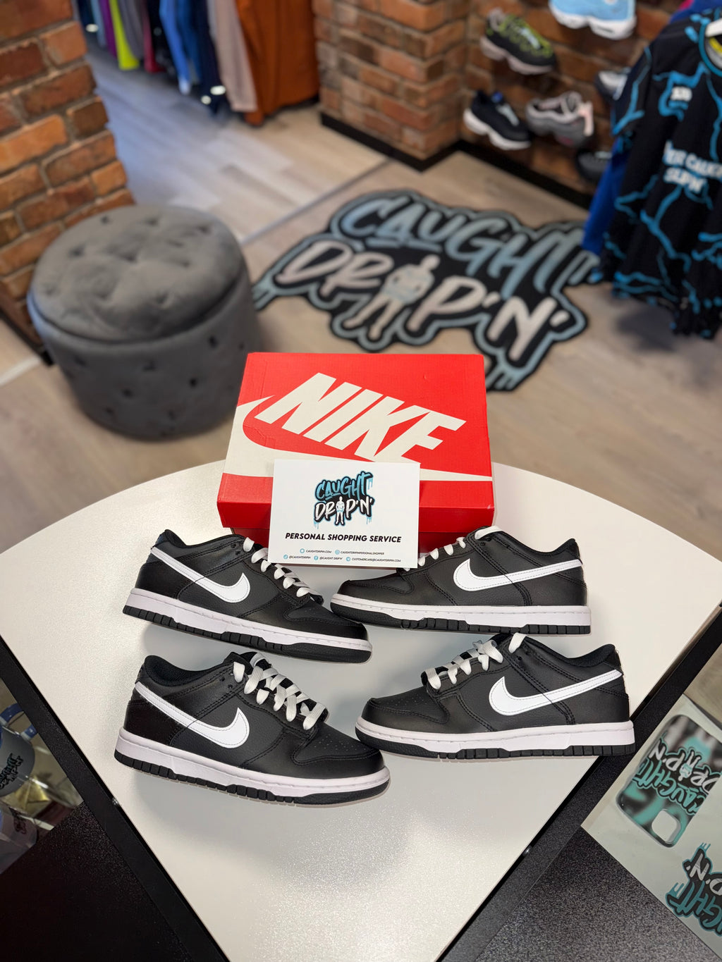 Nike Dunk Low Reverse Black Panda GS – Caught Drip'N'
