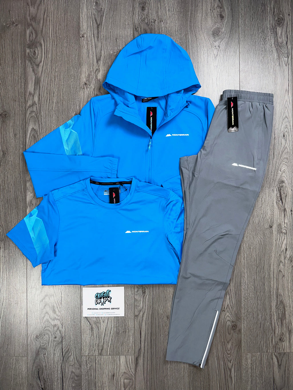 Monterrain 3 Piece Woven Stripe Tracksuit Aquarius Blue | Grey – Caught ...