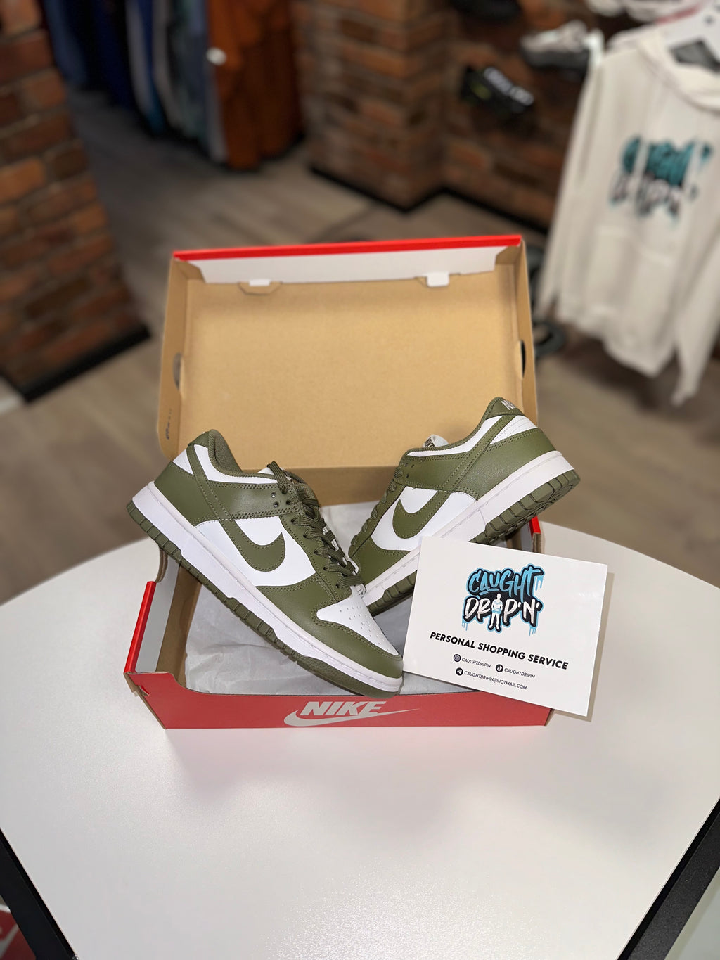 Nike Dunk Low Medium Olive – Caught Drip'N'