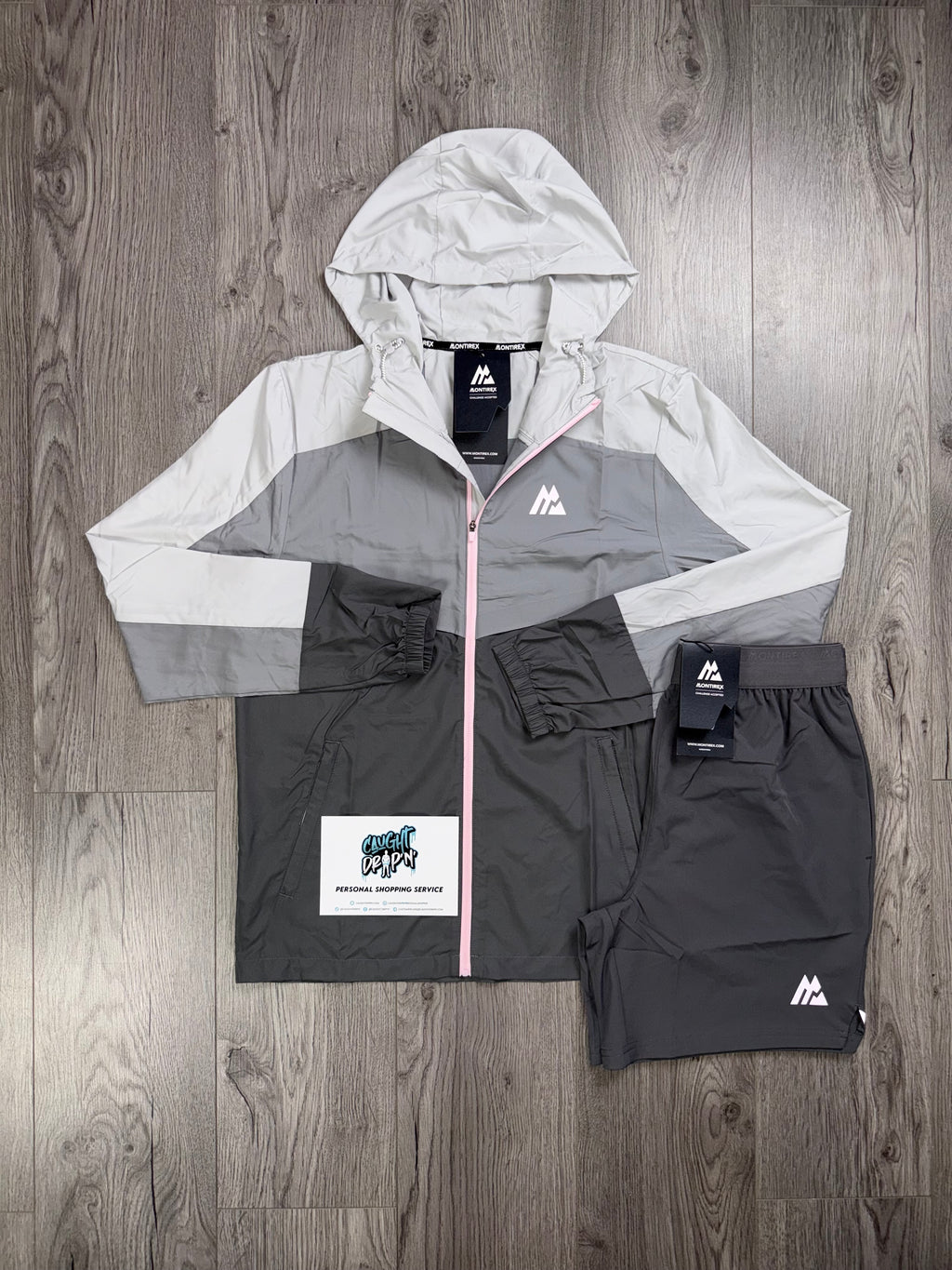 Montirex Breeze Windrunner Iron Grey, Pink Foam Set – Caught Drip'N'