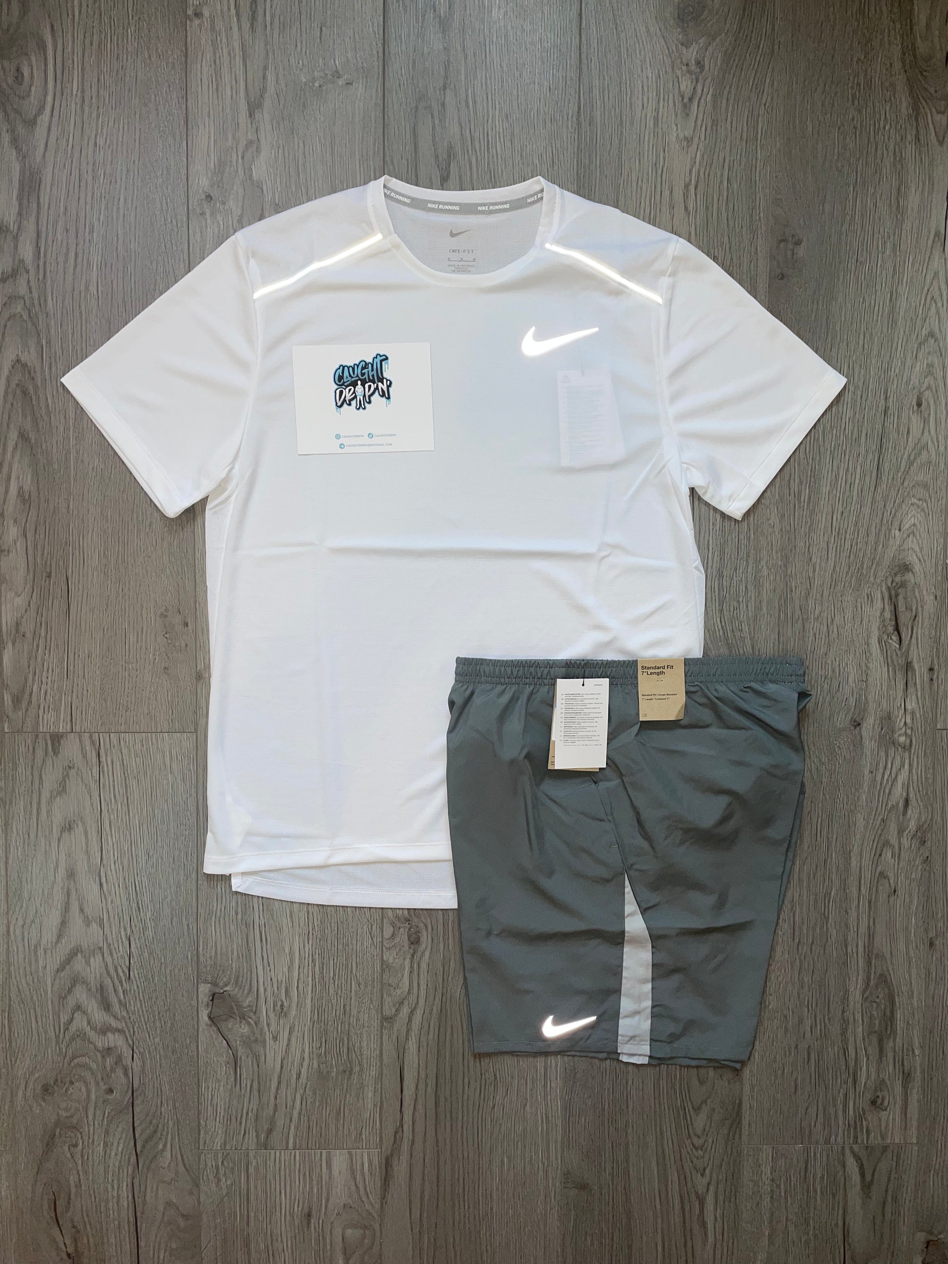 OG White Nike Miler Set – Caught Drip'N'